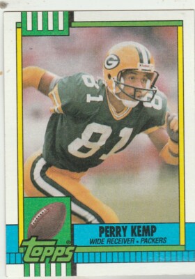 FREE SHIPPING-MINT-1990 Topps #148 Perry Kemp Packers PLUS BONUS CARDS ...