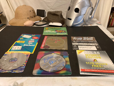 Lot of 5 AOL CD's 1 AOL is already on your PC flyer, and a MSN Internet ...