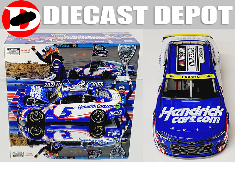 KYLE LARSON 2021 CHAMP 2-CAR COMBO- CHAMPIONSHIP & PHOENIX FINALE WIN 1 ...