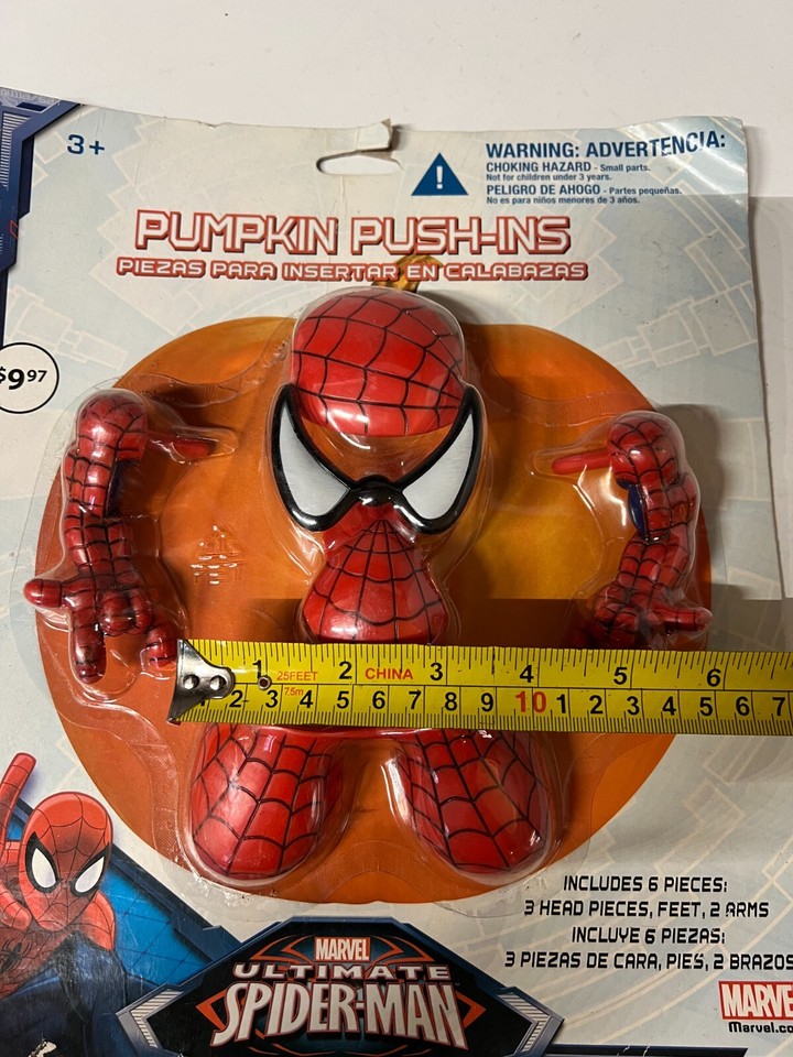 Ultimate Spider Man Halloween Pumpkin Push Ins Marvel Super Hero ...