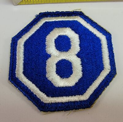 WWII US Army 8th Army Corps Insignia Patch | eBay