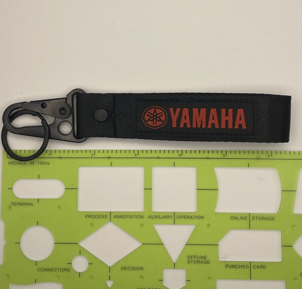Yamaha Loop Key Chain Motorcycle UTV ATV SxS Boat Keychain Key ring ...