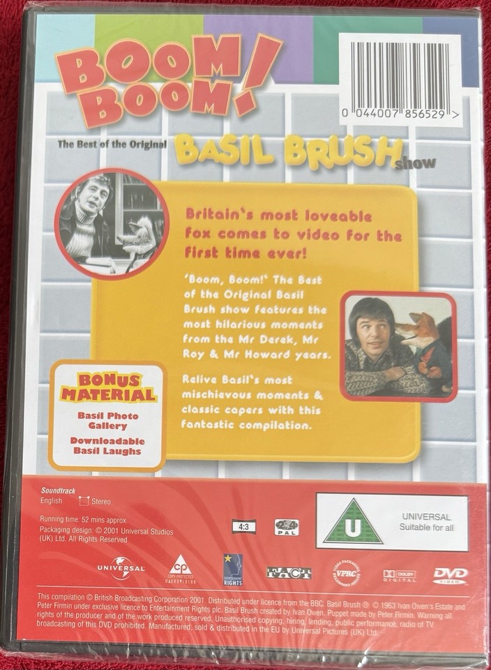 BASIL BRUSH BOOM BOOM! The Best Of The Original DVD NEW & SEALED RARE ...
