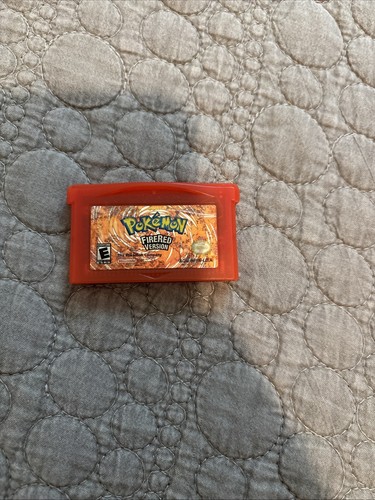 Pokémon FireRed Version Nintendo Game Boy Advance 2004 Authentic Cart ...