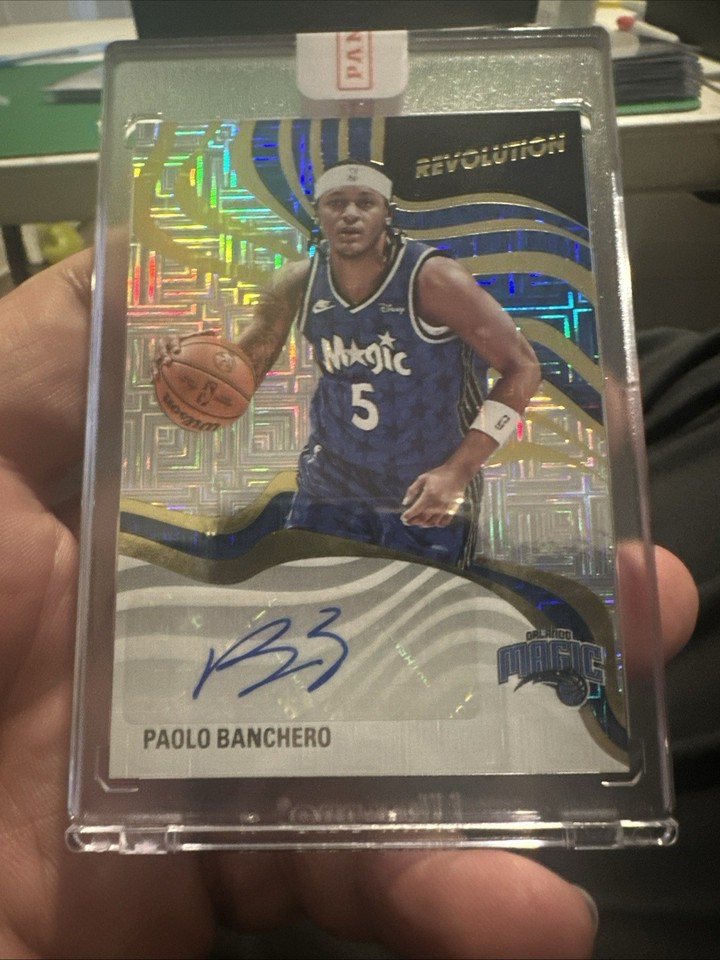 2024-25 Panini Revolution Signatures Levels Paolo Banchero #RS-PBR Auto ...