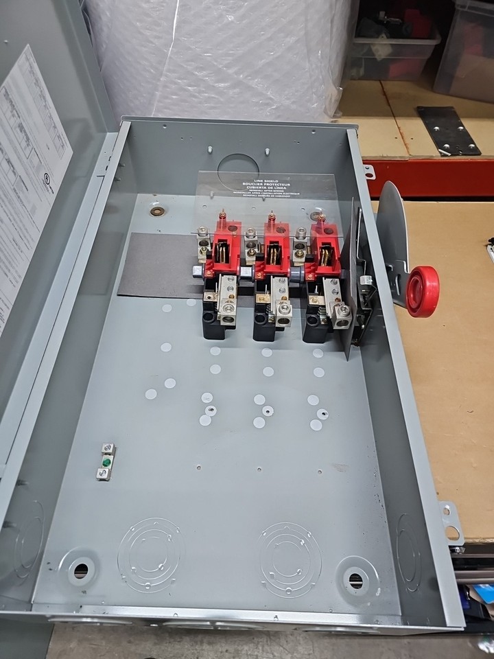 EATON DH364FRK 200A 200 AMP FUSIBLE SAFETY DISCONNECT SWITCH | eBay