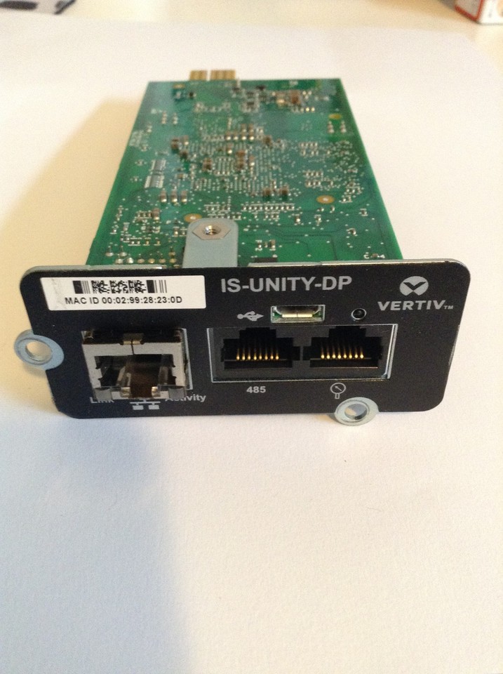 Vertiv IS-UNITY-DP IntelliSlot Network Communication Card | eBay