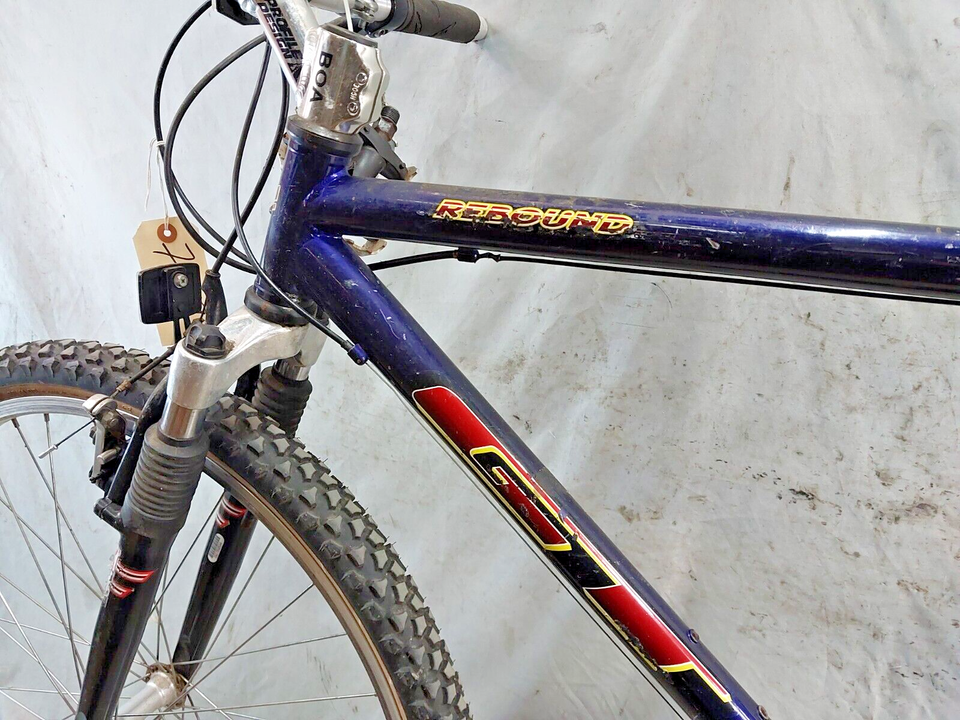 1995 GT Rebound MTB Bike 20" Large Hardtail Rock Shox Shimano Chromoly ...