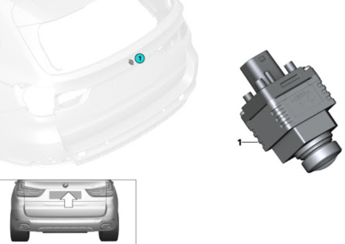 BMW X2 F39 Rear View Reverse Camera 66539475687 for sale online | eBay