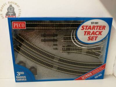 Peco ST-101 Setrack 3rd Radius Starter Track Set - OO/HO Gauge | eBay UK