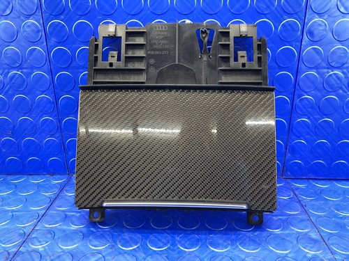 2014-2017 AUDI RS7 FRONT CENTER CONSOLE CUP HOLDER COVER CARBON FIBER ...