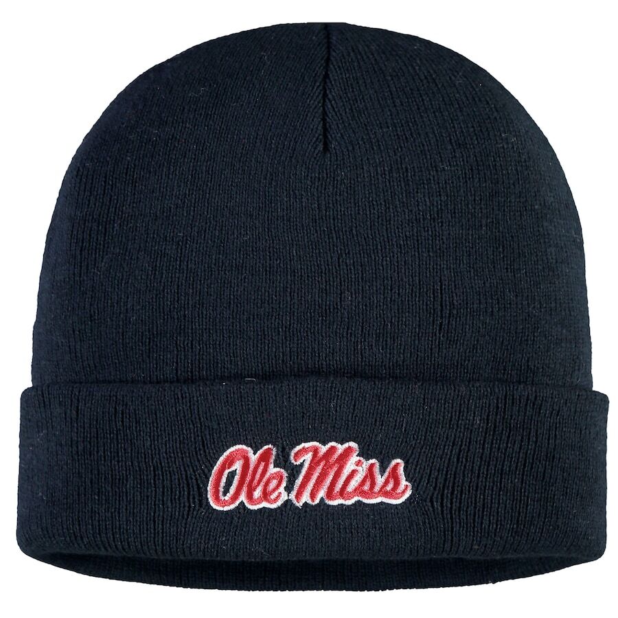 Ole Miss Rebels Navy Captivating Headwear Cuff Knit Beanie Hat | eBay