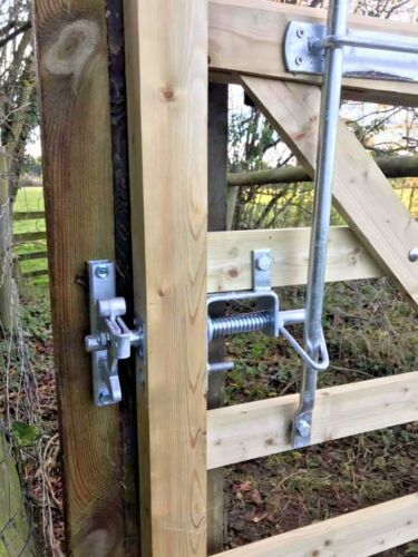 Uni Latch gate opener bridleway footpath equine latch fencing wooden ...