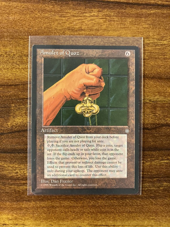 Magic The Gathering THE POKER 9 ANTE CARD SET Reserve List NM RARE ...