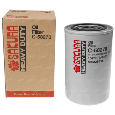 Sakura Engine Oil Filter for Mitsubishi Fuso Canter FE FG 4.9L 4cyl ...