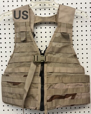 USGI MOLLE II Modular Lightweight FIGHTING LOAD CARRIER VEST FLC Desert ...
