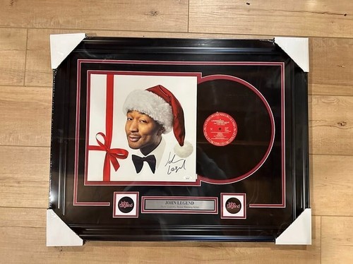 John Legend signed autographed "A Legendary Christmas" Vinyl Framed JSA ...