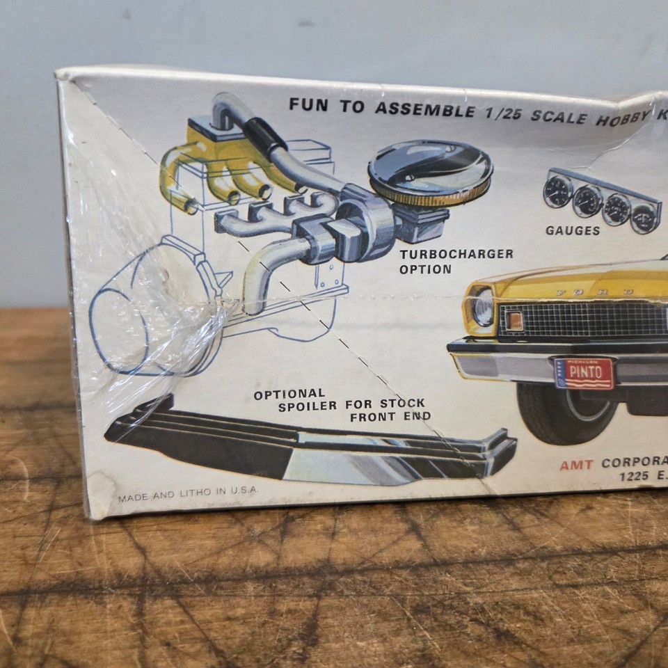 Vintage AMT "Pintera" Ford Pinto Custom Pro Street 1/25 Model Kit ...