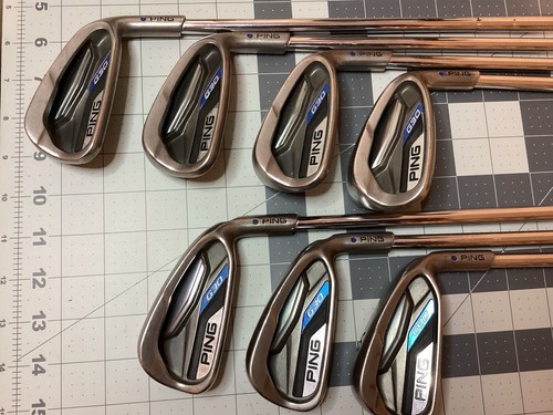 Ping G30 Iron Set 🔵 CFS R Flex Shafts, Golf Pride Velvet Midsize Grips ...