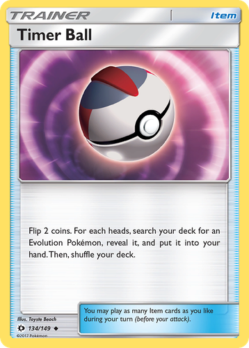 Timer Ball (134/149) [Sun & Moon: Base Set] Heavily Played | eBay