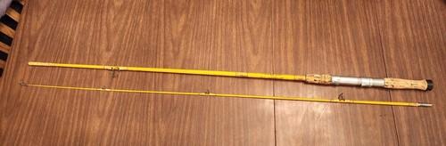 VINTAGE ST CROIX 7FT 2 PIECE SPINNING ROD CORK HANDLE CLASSIC FISHING ...