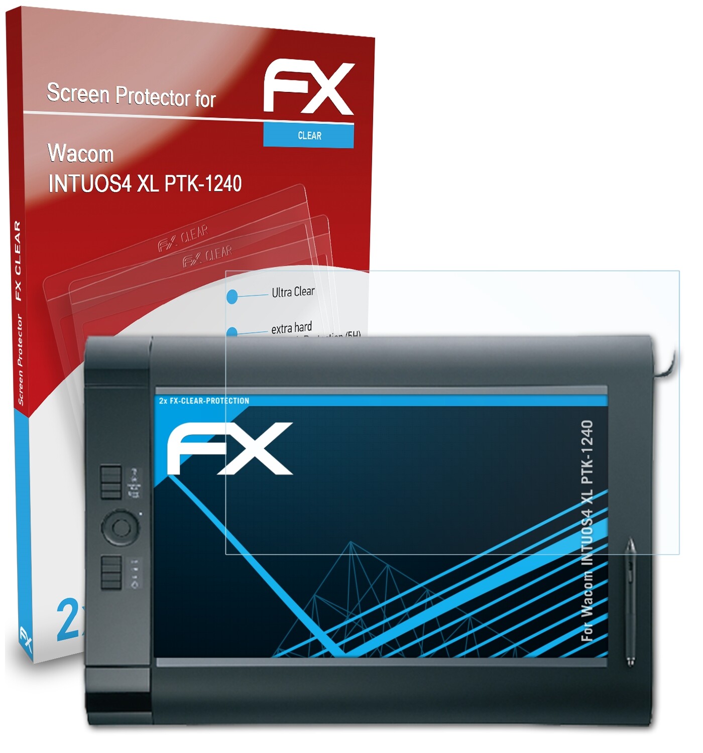 atFoliX 2x Screen Protector for Wacom INTUOS4 XL PTK-1240 clear | eBay