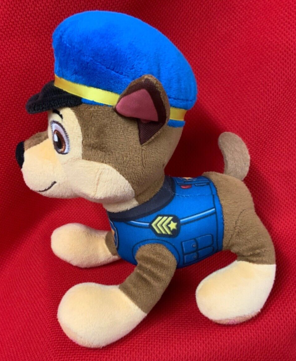 Paw Patrol Chase Plush Toy Dog Stuffed Animal Nickelodeon 8.5” | eBay