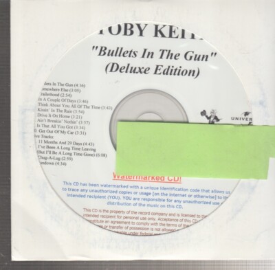 toby keith bullets in the gun cd deluxe edition promo | eBay