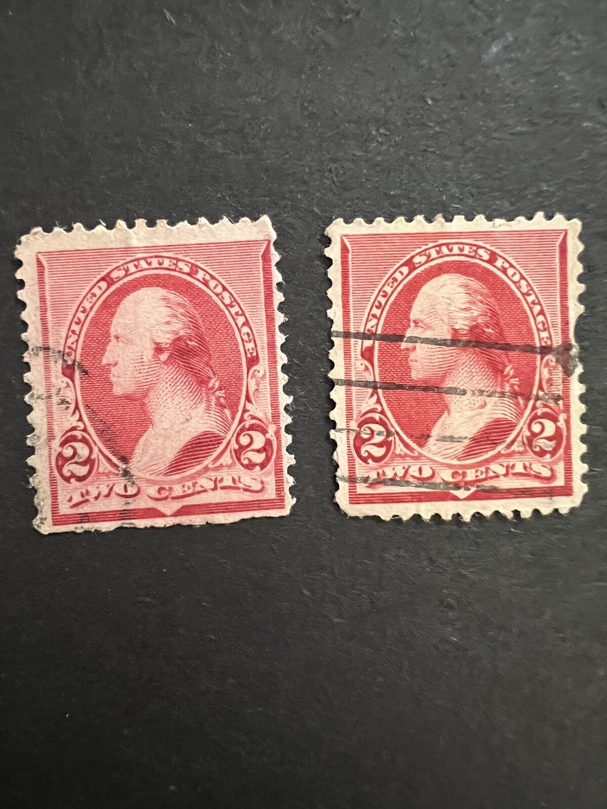 US Postage Stamp George Washington Two Cent Red Stamp | eBay