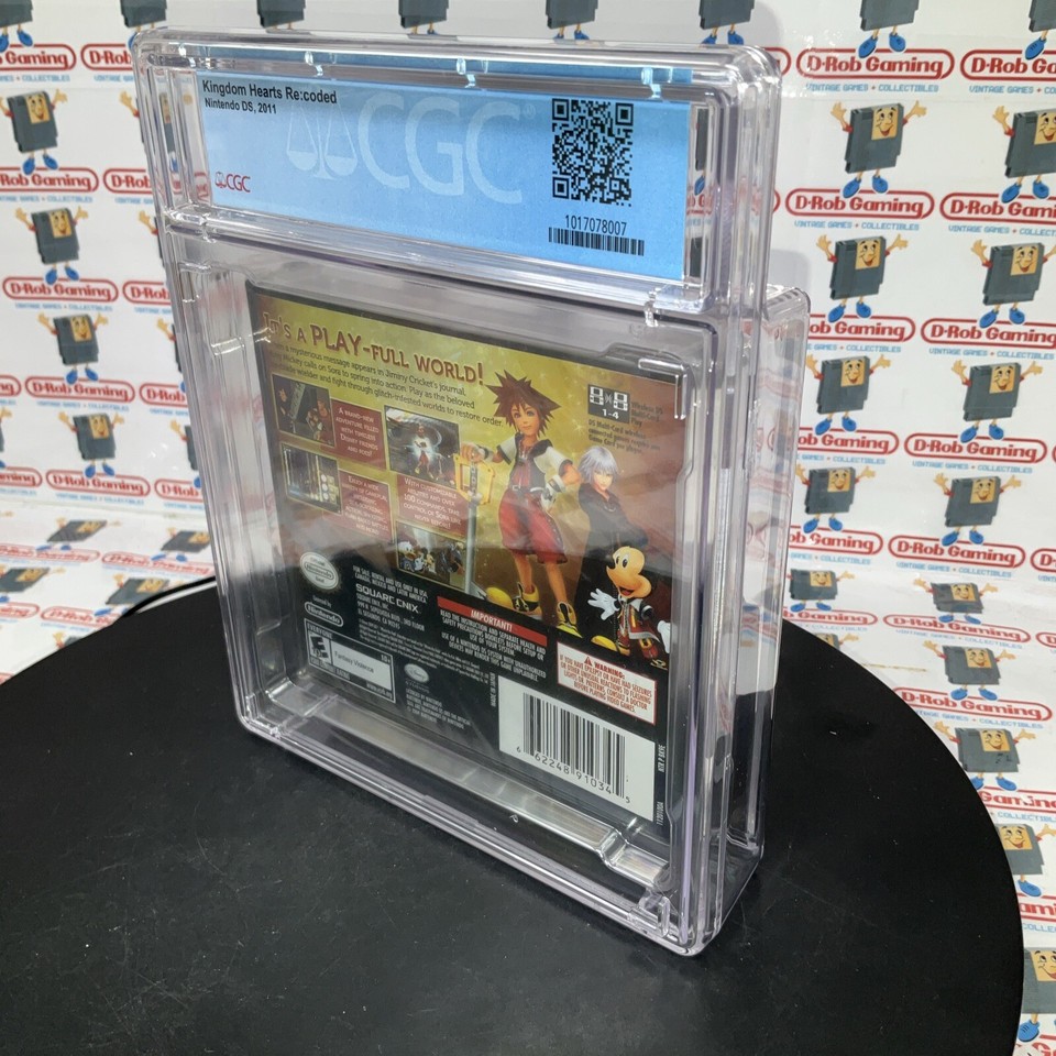 Kingdom Hearts Recoded Re:coded New Sealed VGA WATA CGC Nintendo DS ...