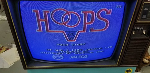 Hoops Jaleco Nintendo Entertainment System NES Game - Contacts Cleaned ...