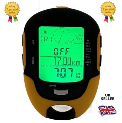 Waterproof Outdoor GPS Navigation Altitude Meter Temperature Humidity ...
