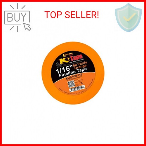 Custom Shop 1/16" Fine Line Tape Fineline Masking Tape Polytape Orange ...