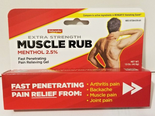 Natureplex Ultra-strength Muscle Rub 1.5 Oz Tube for sale online | eBay