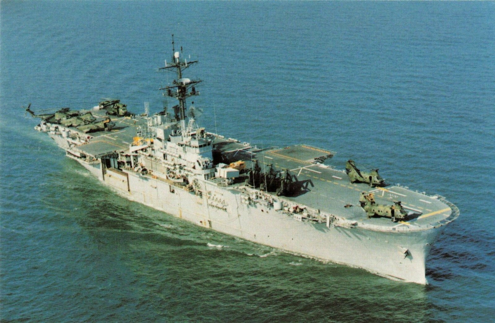 Postcard USS Inchon LPH-12 Amphibious Assault Ship | eBay