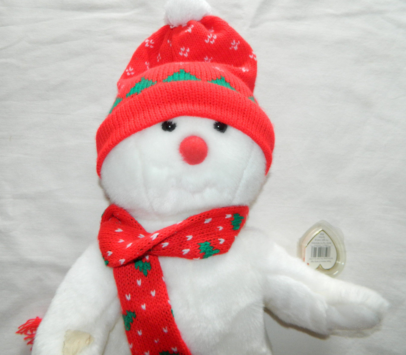 TY Snowman Snowboy Plush Stuffed Animal 1999 Beanie Buddy Buddies ...