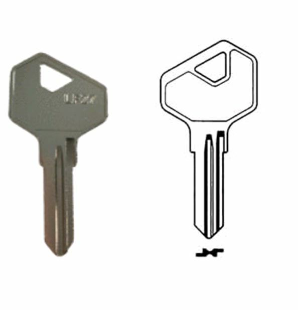 2 x Garage Roller Door Lock Keys Cut To Code Gliderol key B&D Key ...