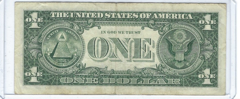 RARE $1 One Fancy Dollar Note Bill 1963B JOSEPH W. BARR B27732875H (62 ...