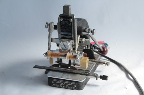 Antique Kingsley Machine Hot Stamp (59325) hot stamping embossing ...