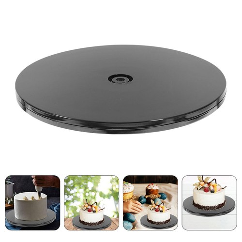 Cake Turntable Stand Dessert Revolving Display Accessories Rotatable ...