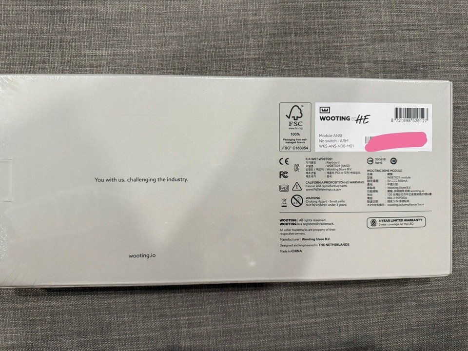 Wooting 80HE Module Gaming Keyboard Black USB-C English Layout | eBay