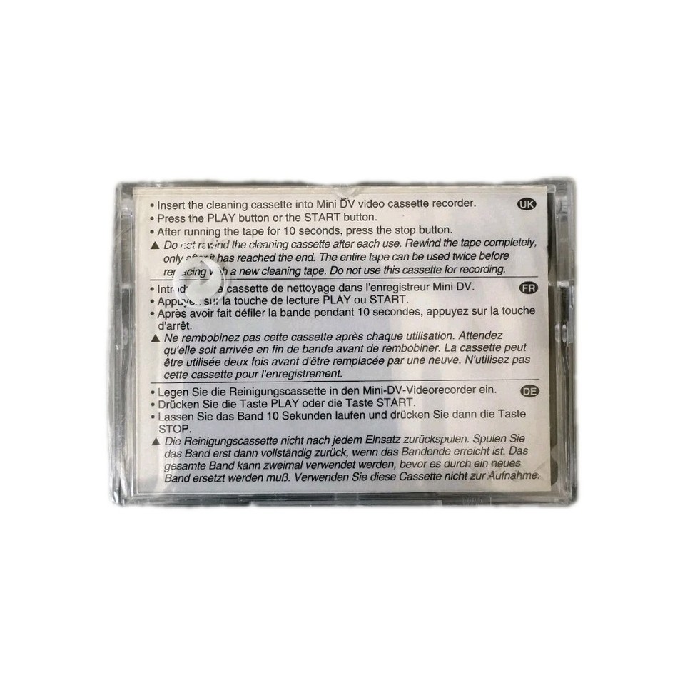 Sealed SONY DVM4CLD Mini DV Video Camcorder MiniDV Head Cleaner ...