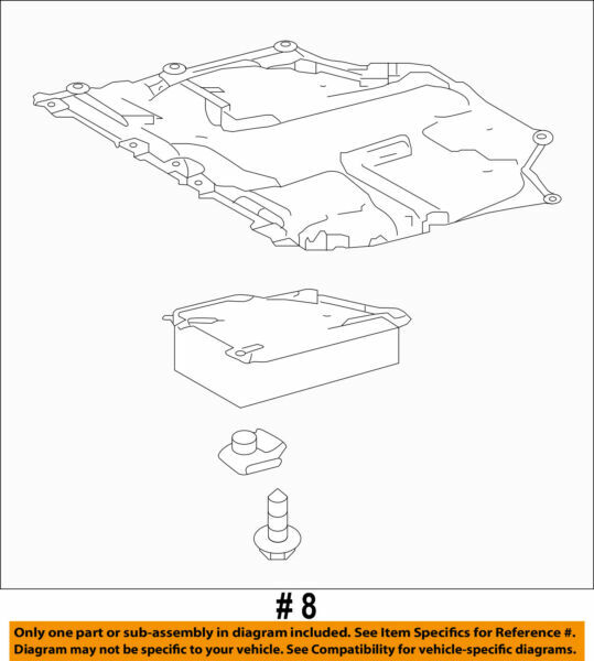 51410-47020 Toyota Cover, engine under, no.1 5141047020, New Genuine ...