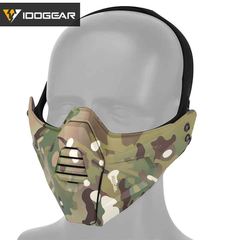 Military Half Mask Shs Skull Half Face Mask For Cs Game, Military,