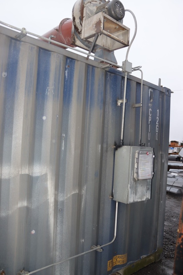 POWDER COATING OVEN DRYER CARGO CONTAINER INSIDE 9FTX81"X80" | eBay