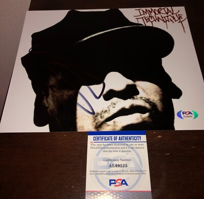 Immortal Technique Revolutionary Vol 1 2 Hip Hop Signed 8x10 Photo PSA ...