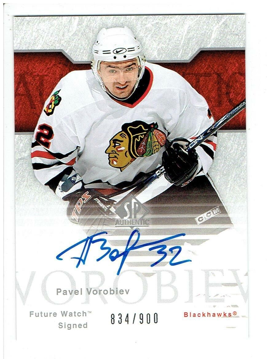 Pavel Vorobiev 2003-04 SP Authentic Autograph Rookie Card #138 | eBay