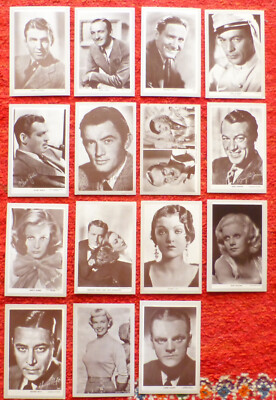 Vintage Holywood Actors Post Cards Nostalgia James Stewart Doris Day ...