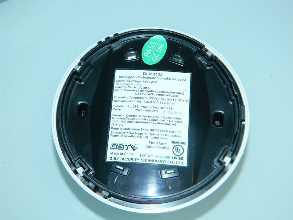 GST DI-M9102 INTELLIGENT PHOTOELECTRIC SMOKE DETECTOR | eBay