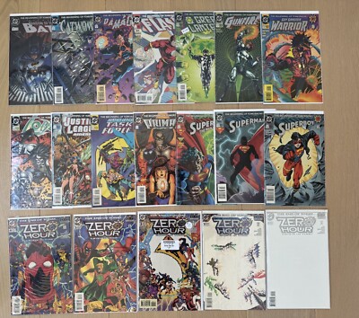 DC Zero Hour #4-0 Complete Lot Set with Lot of 0 Superboy Flash Green ...